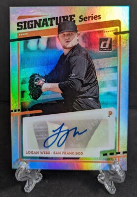 2020 Donruss Signature Series - LOGAN WEBB - AUTO! - Giants #SS-LW | eBay