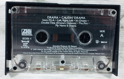DRAMA - CAUSIN' DRAMA (2000) CASSETTE TAPE ALBUM (NO COVER) LEFT, RIGHT ...