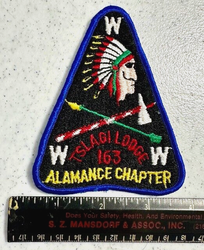 BSA OA Vintage TSLAGI Lodge #163 Alamance Chapter Patch Tsalagi ...