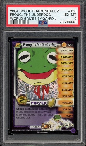 PSA 6 EX - MINT 2004 Score DBZ World Games Saga Limited Froug, the ...