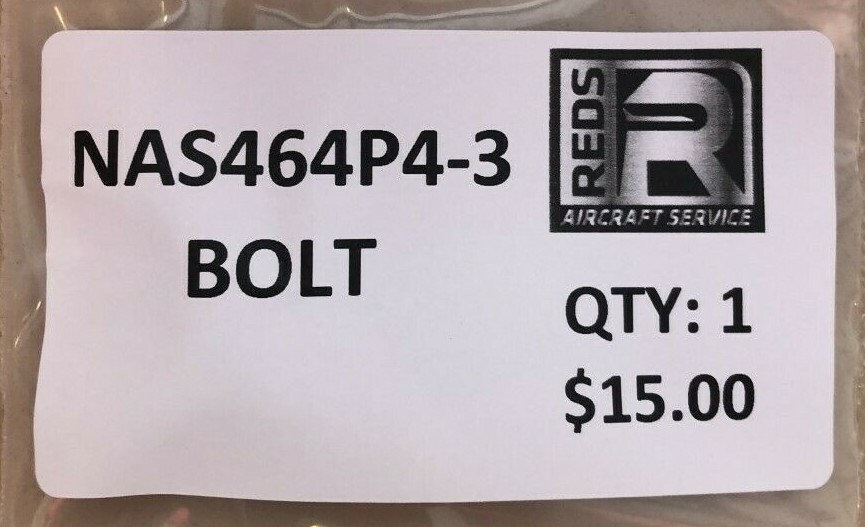 Cessna Part No. NAS464P4-3 Bolt for sale online | eBay