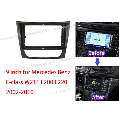 9'' Car Radio Stereo Frame Panel Fascia for Benz E-class W211 E200 E220 2002~10 | eBay