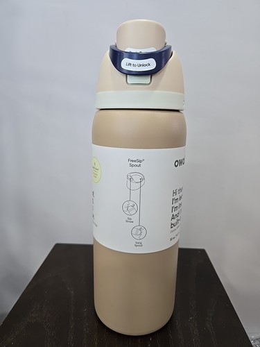 Owala FreeSip Stainless Steel Water Bottle / 32oz / Color: Gone Fishing ...