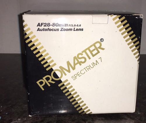 Promaster Spectrum 7 28-80mm f/3.8-5.6 Lens - Minolta AF / Sony Alpha ...