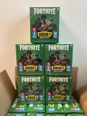 5 BOXES - Fortnite Mega Box - Series 1 - Panini 2019 - Factory sealed ...