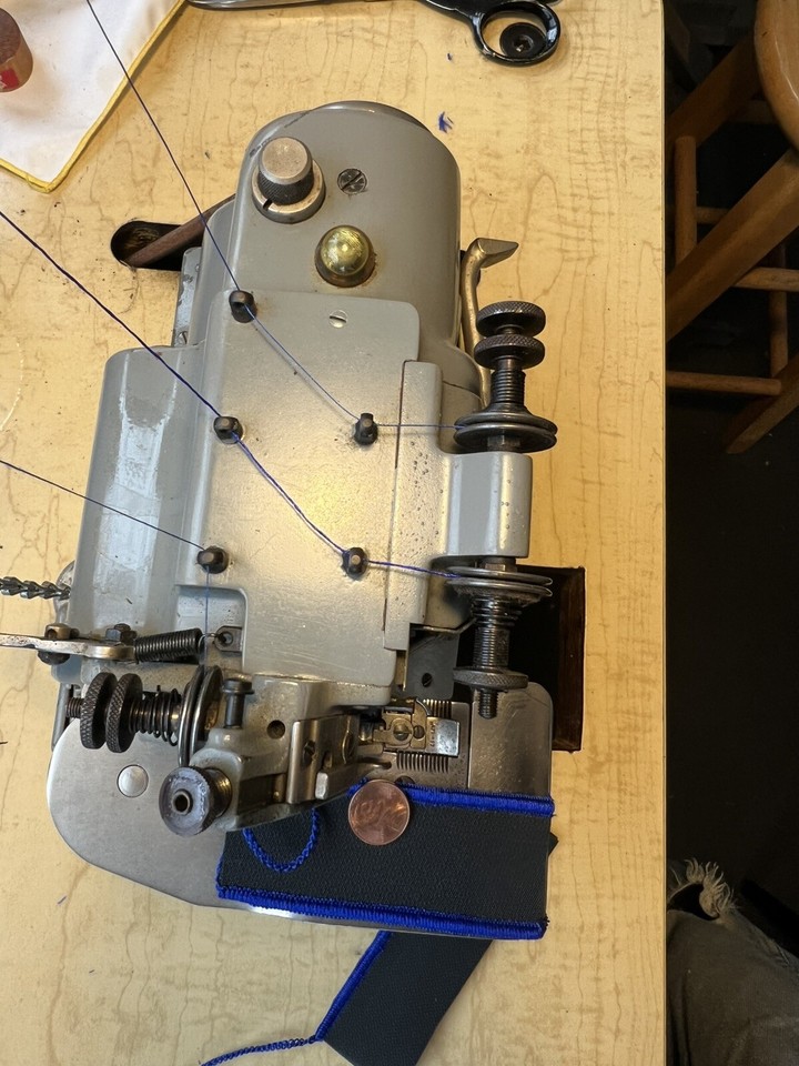Merrow Narrow Edge Industrial Overlock Machine For Patches | eBay