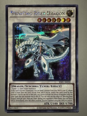 YUGIOH SHOOTING RISER DRAGON ASIA ENGLISH EDITION ES01-AE030 SECRET ...