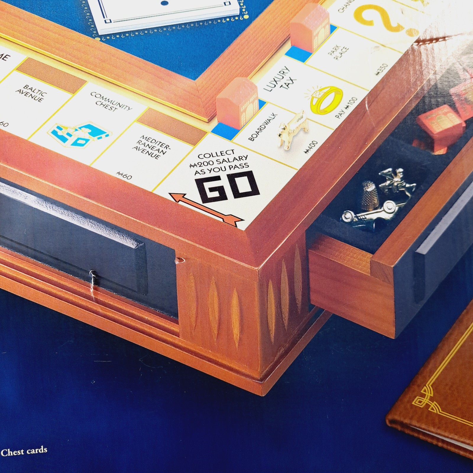 Winning Solutions 21030 Monopoly Luxury Edition with Wooden Game Board ...