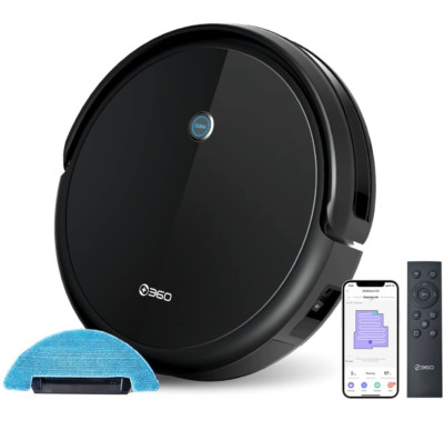 New App Remote Control Robot Vacuum and Mop C50, Wet & Dry Cleaning ...