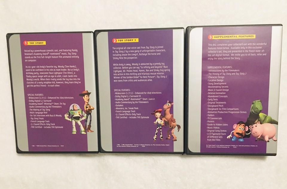 Disney’s TOY STORY ultimate toy box dvd Box Set | eBay