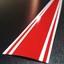 3" x 72" Vinyl Racing Stripe Pinstripe Decals Stickers *18 COLORS ...
