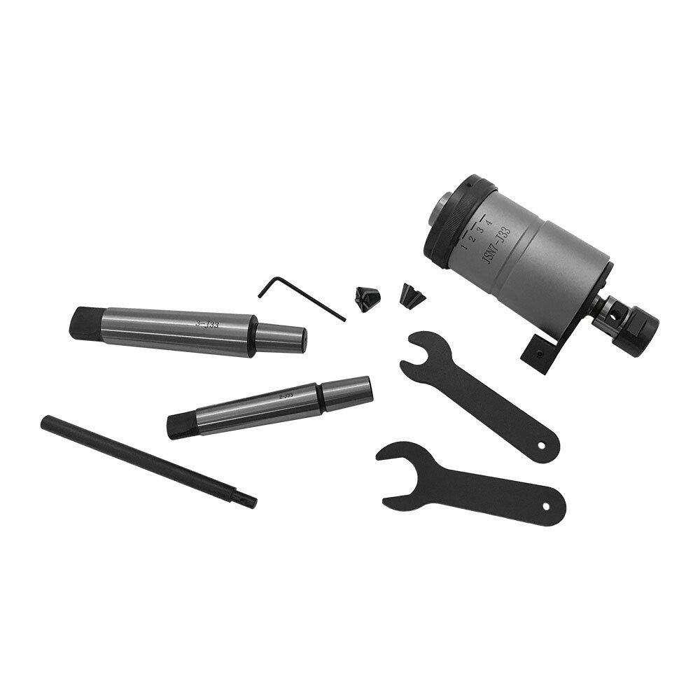 JT33 Self Reversing Tapping Head 0-1/4" 2MT 3MT Shanks 2 Collets | eBay