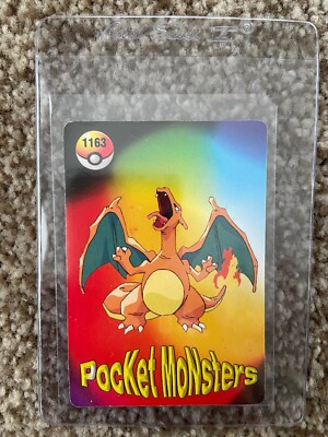 Pocket Monsters CHARIZARD #1163 Pokemon Card Bandai RARE Vintage Read ...