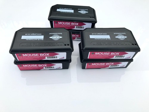 10x Professional Rodent mouse Bait Box strong plastic Block Bait For ...