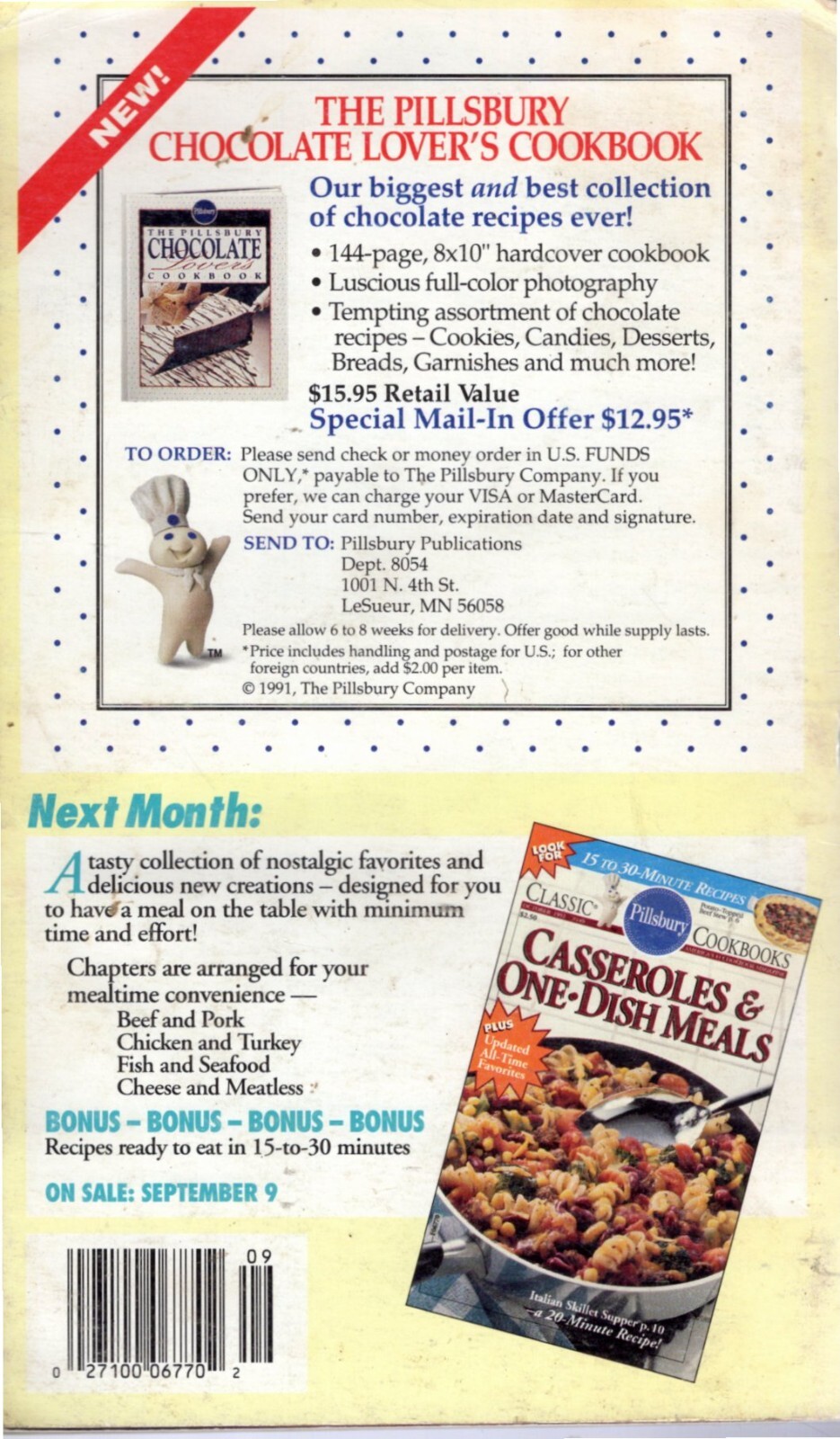 Pillsbury Breakfasts Brunches & Lunches, September 1992, # 139 | eBay