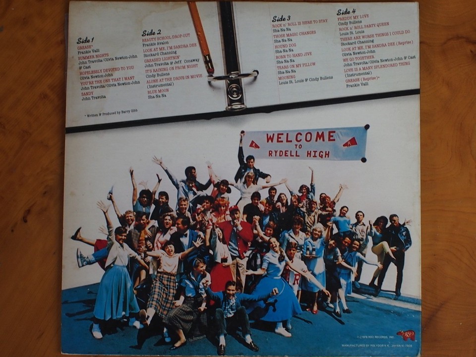 Grease Original Soundtrack LP Vinyl Showa Retro Movie Music Used | eBay
