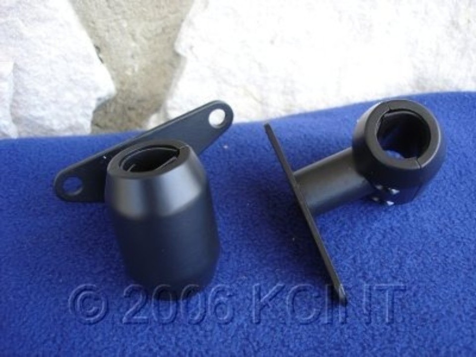 BLACK 0-6" DNA SPRINGER FENDER MOUNTS FOR HARLEY & CHOPPERS | eBay