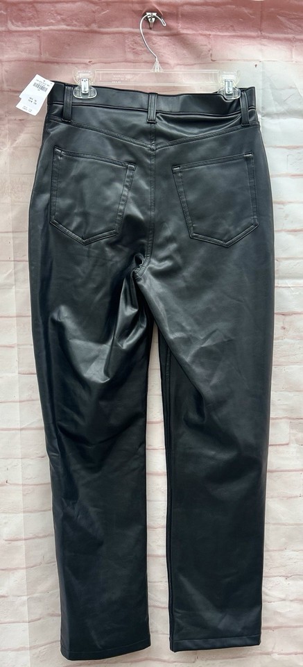 NWT Abercrombie & Fitch 90’s Straight Ultra High Rise Pants 29/8 Vegan ...