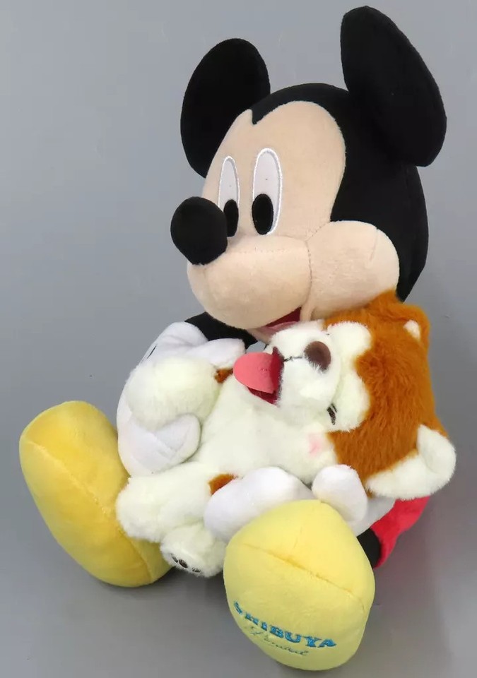Disney Mickey & Hachiko Plush Toy Shibuya Limited 24cm Kid/Adult | eBay