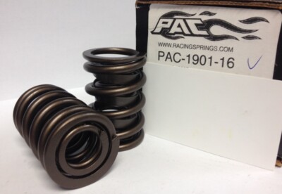 PAC Valve Spring Set PAC-1901-16; Hot Rod Dual 145 lbs @ 1.9 in., 1.540 ...