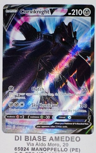 Pokemon Corviknight V Full Art 156/163 Styles By Grappling English NM ...