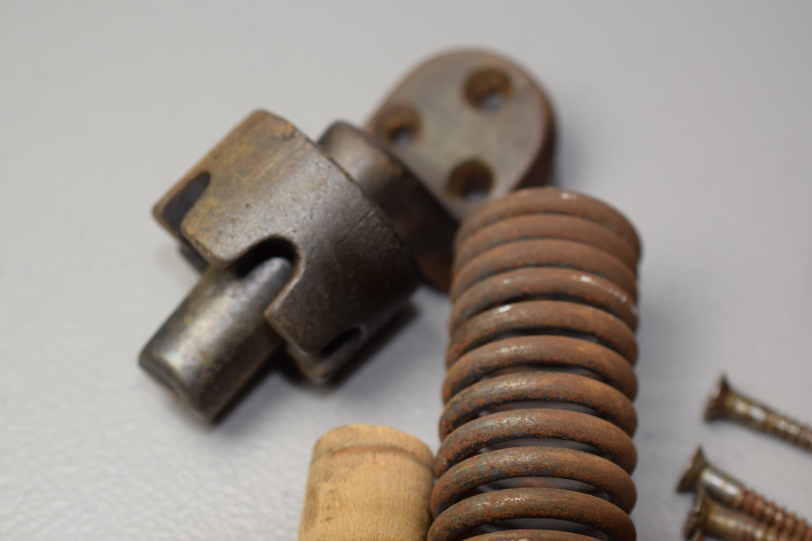 Singer Treadle Sewing Machine Part - Complete Cradle, Spring, Lowering ...