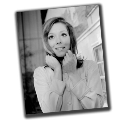 Diana Rigg FINE ART Celebrities Vintage Rare Photo Glossy Big Size ...