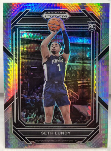 Seth Lundy 2023-24 Panini Prizm Draft Picks HYPER prizm RC #46 SP ...