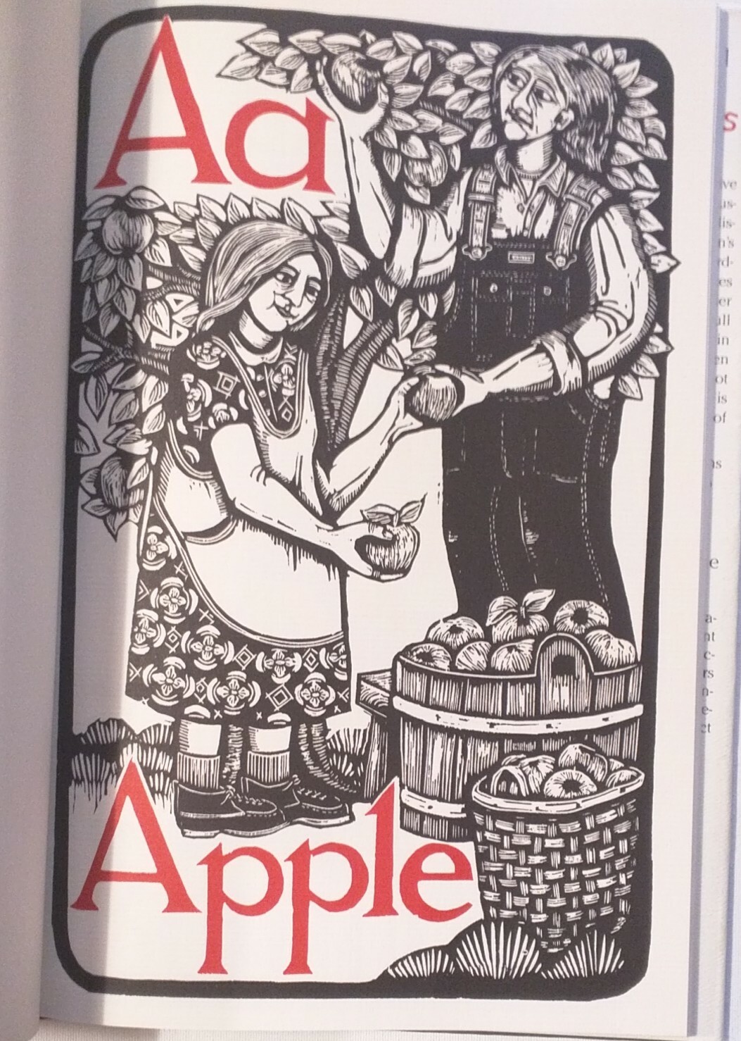 A Farmer's Alphabet by Mary Azarian, Signed Edition illustrated with ...