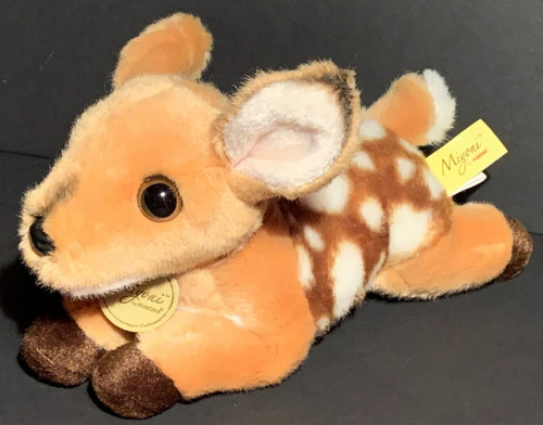 Miyoni by Aurora Fawn Deer Plush 9.5” Realistic Stuffed Animal Brown ...