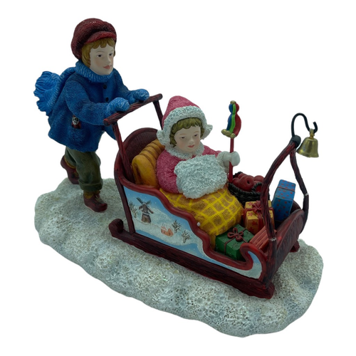 Pipka The Dutch Collection 2001 Figurine Hans & Katrina #13736 Sleigh ...