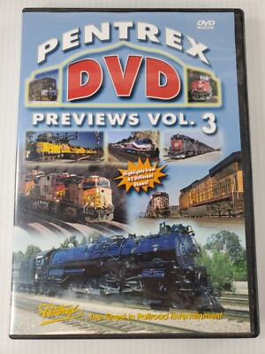 Pentrex DVD Previews Vol 3 DVD NYC Rathole Amtrak Donner Cass Marias ...