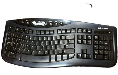 Microsoft Comfort Curve 2000 Ergonomic Keyboard v1.0 Model 1047 KU-0459 ...