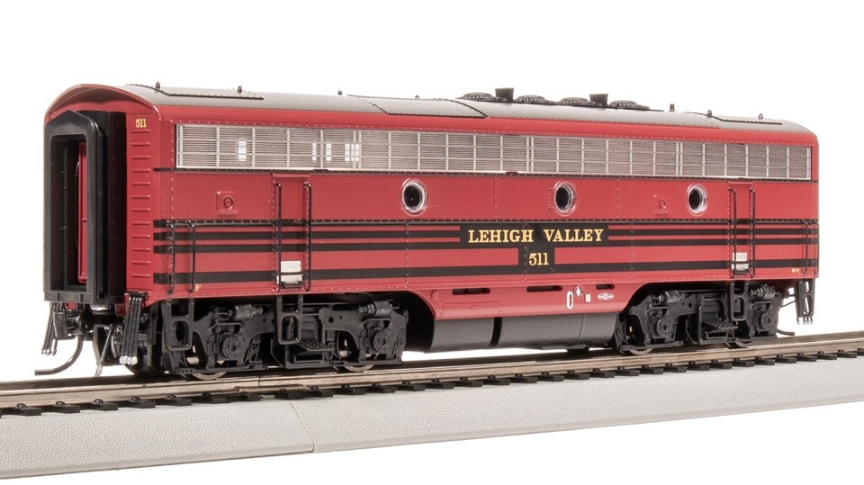 Broadway Limited 8173 HO Scale Lehigh EMD F3B Cornell Red w/ Black ...