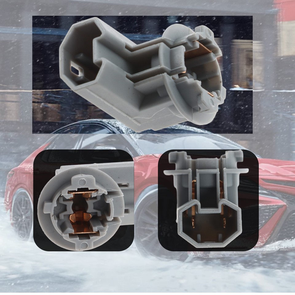 2x Light Plug Plate Socket License Plate for 2000-21 Toyota Camry ...