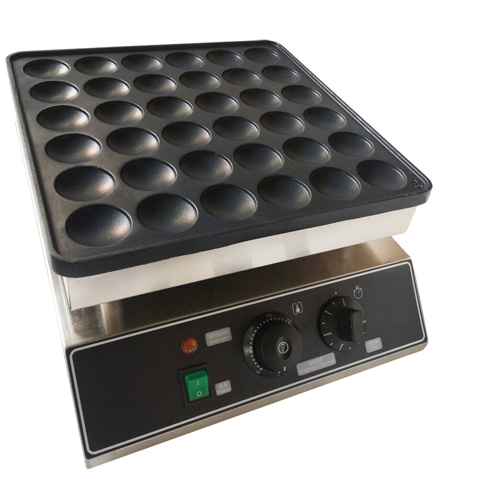 Commercial Electric Mini Dutch Pancake Maker Baker Machine Nonstick 36 ...