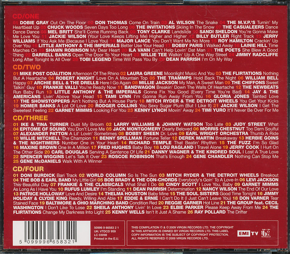 101 Northern Soul Anthems (4 CD) **BRAND NEW/STILL SEALED** | eBay