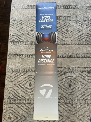 New TAYLORMADE Golf Pro Shop Advertising Display Magnetic Sign 46.75” x ...