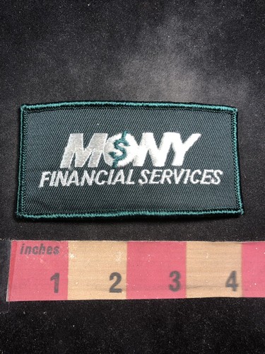 Money Dollar Sign MONY FINANCIAL SERVICES Advertising Patch 00M4 | eBay