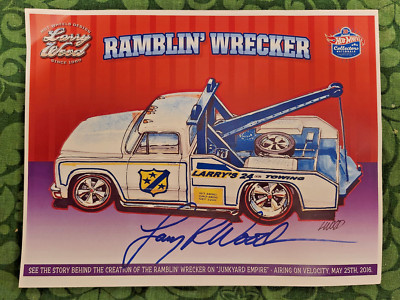 Autographed Larry Wood Hot Wheels 16th Collector's Nationals "Ramblin ...