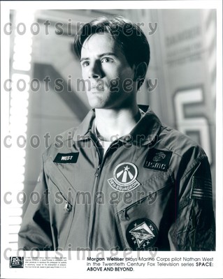 1995 Actor Morgan Weisser in 1990s TV Show Space Above & Beyond Press ...