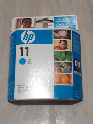 Genuine HP 11 (CYAN) C4836A Designjet Inkjet Officejet Ink Cartridges ...