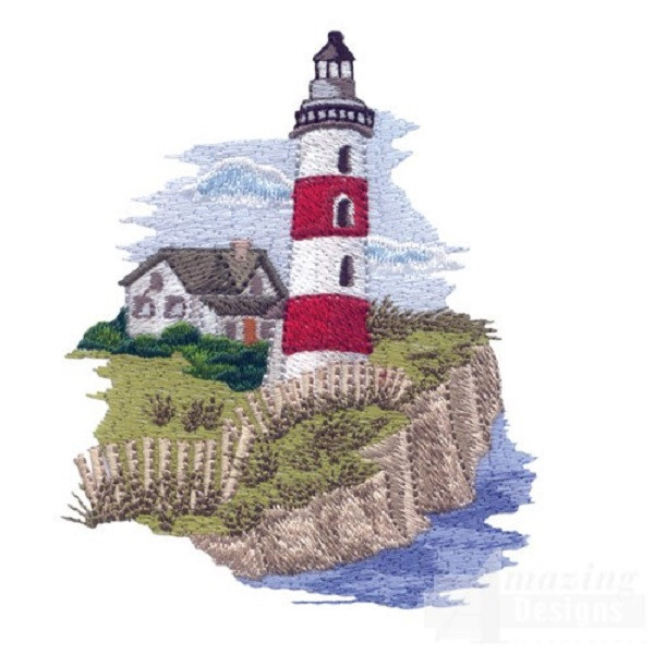 45 Scenic Lightouses Machine Embroidery Designs on USB | eBay