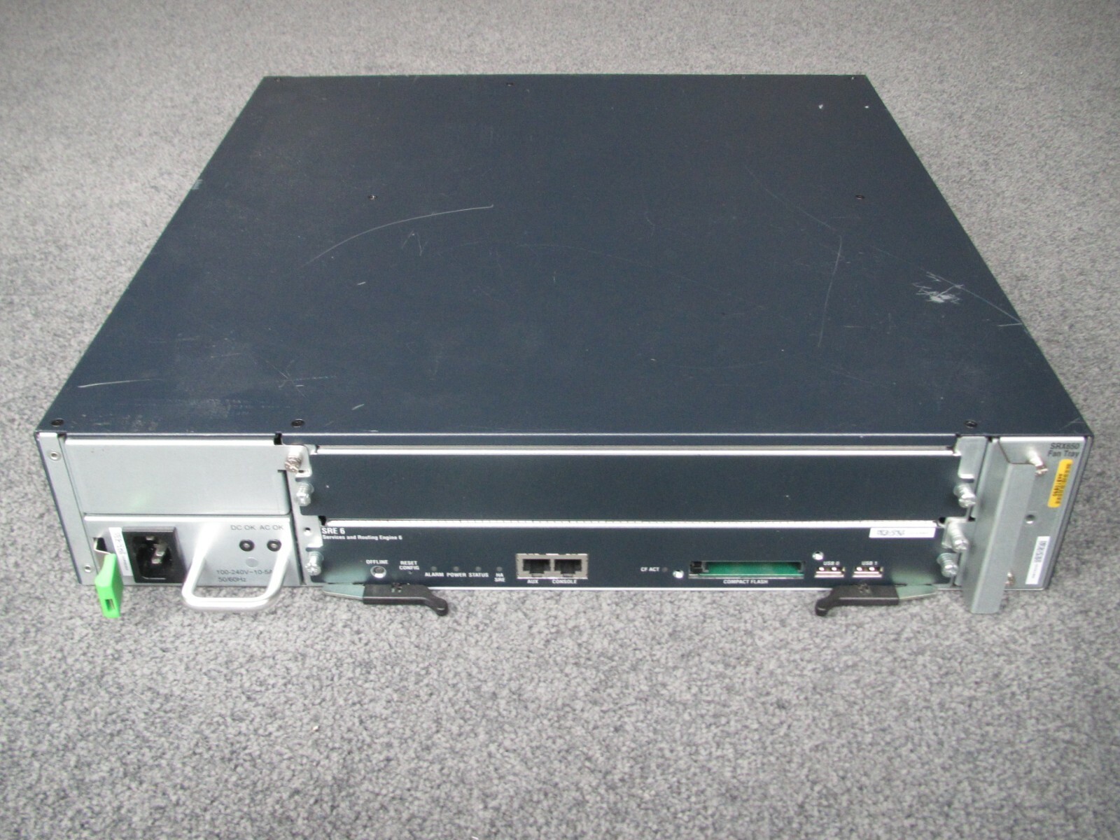 Juniper Networks SRX650-BASE-SRE6-645AP Services Gateway SRX-GP-16GE 12 ...