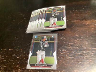 Christian cerda rc 20 card mixed lot 🔥🔥w 1st rookies + chrome | eBay