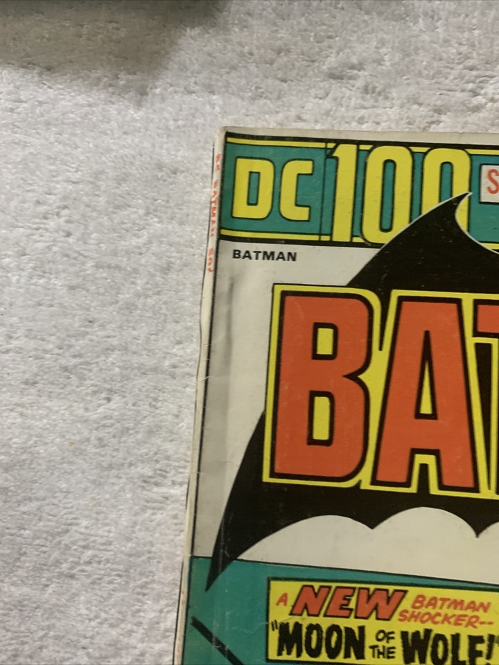 Batman #255 - 1st Anthony Lupus werewolf - KEY - Neal Adams - 1974 | eBay