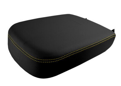 Fits 2008-2009 Hummer H2 PVC Leather Console Lid Armrest Cover Yellow ...