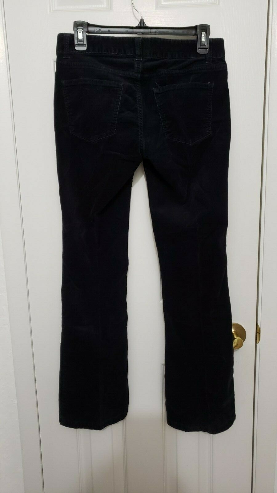TALBOTS SIGNATURE BOOT CORDUROY PANTS NAVY BLUE WOMEN… - Gem