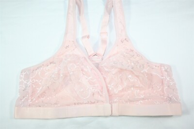 936X10 Leading Lady 5048 Front Closure Crossover Seamless Cup Bra 46DD ...