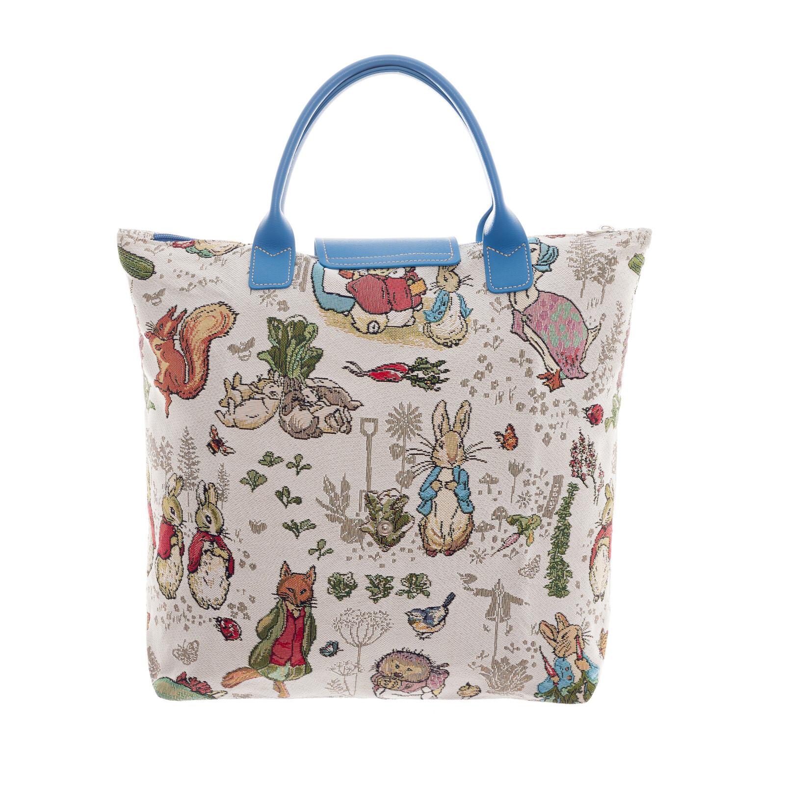 Signare Tapestry Foldable Reusable Shopping Bag in Peter Rabbit Design ...
